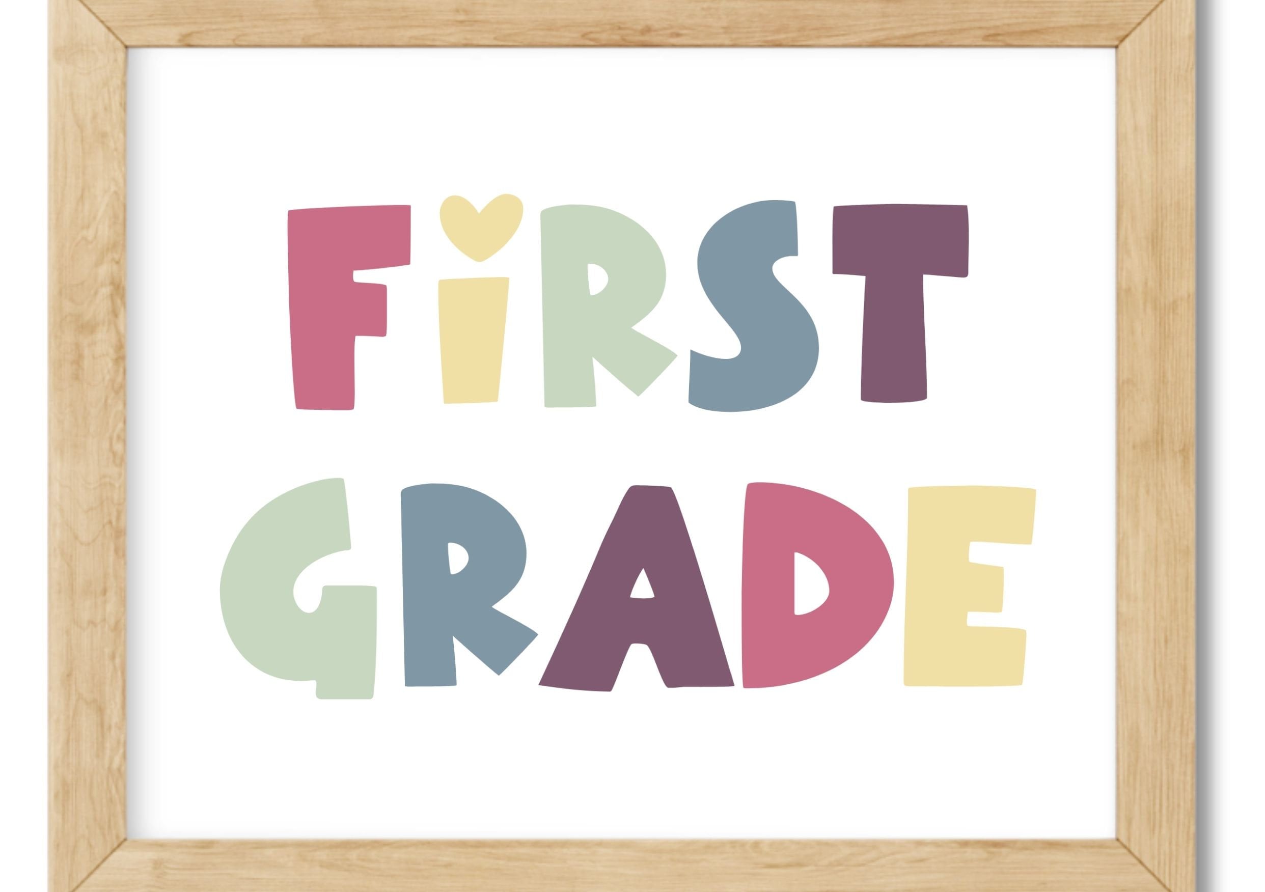 First Grade / Classroom Door Sign / Printable Wall Art / Classroom ...
