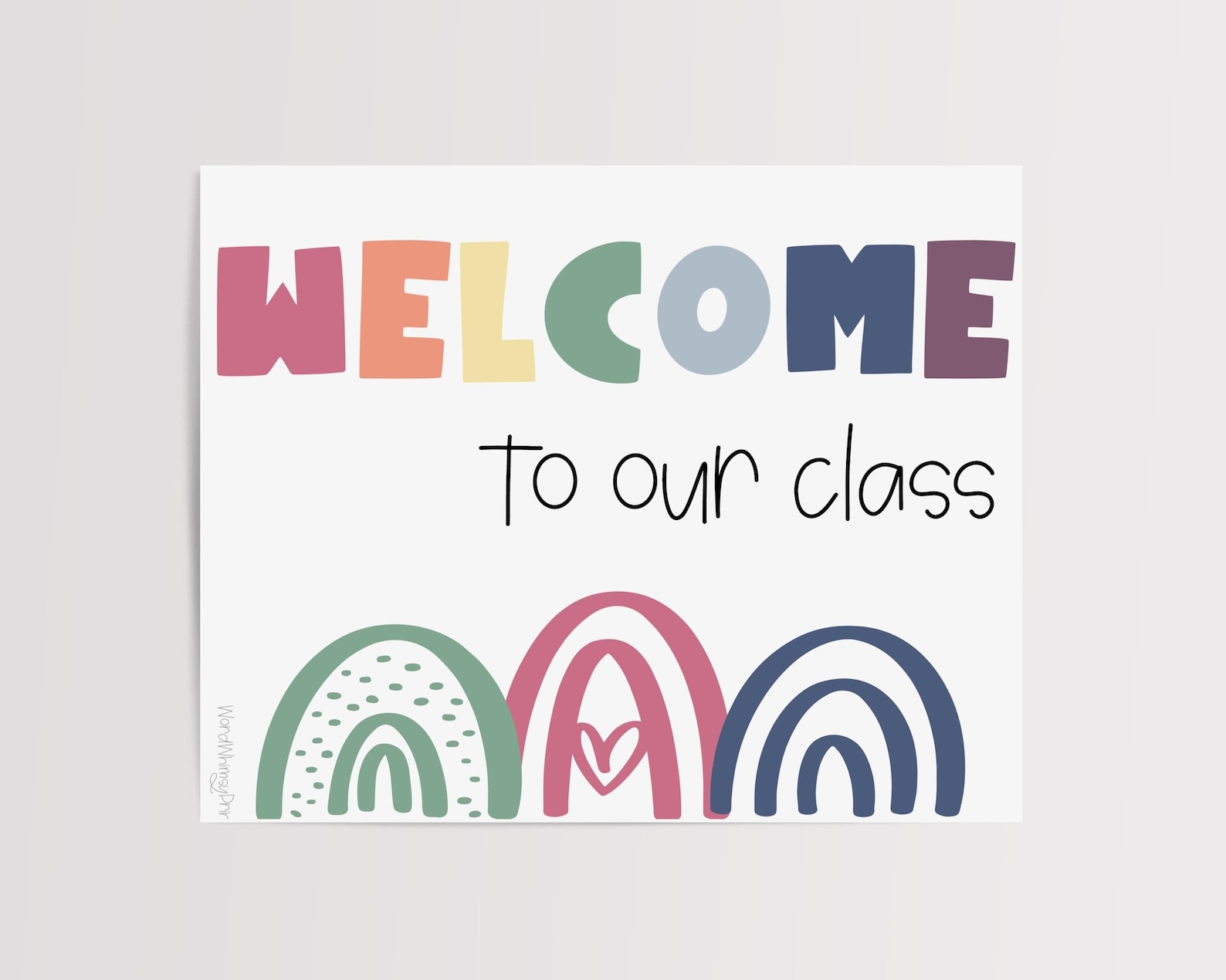 Muted Rainbow Classroom Door Bundle / Classroom Decor / Elementary ...