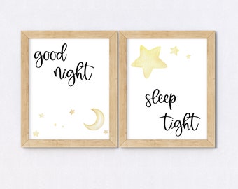 Good Night, Sleep Tight Printable - Etsy