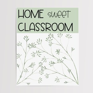 Home Sweet Classroom Posters / Classroom Decor / Elementary - Etsy