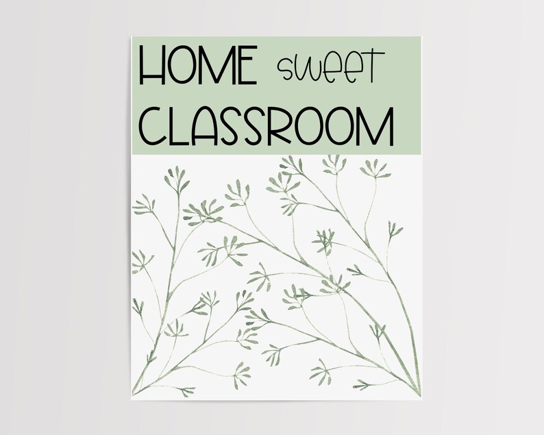 Home Sweet Classroom Posters / Classroom Decor / Elementary - Etsy