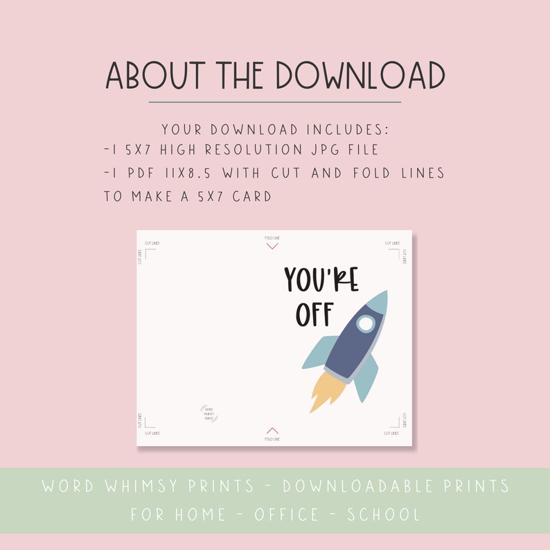 End of Year Card for Students / Kids Graduation Invitation / Student ...