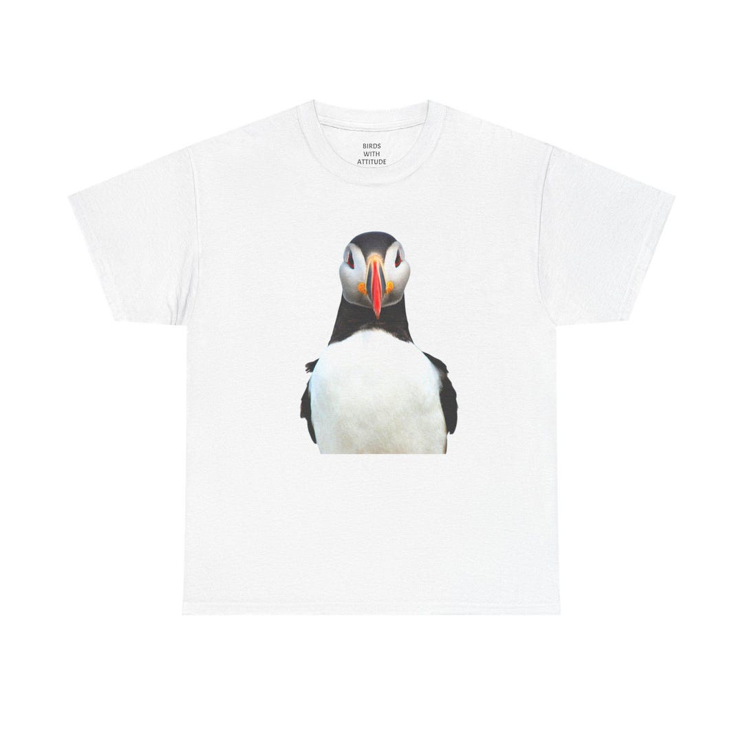 Birds With Attitude Atlantic Puffin Unisex Tee, Disdainful Bird T-shirt ...