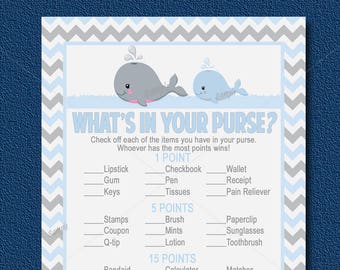 Printable Baby Shower Activity: What's in Your Phone - Etsy