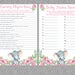 Pink Elephant Baby Shower GAMES, Set of 8 Printable Games, Elephant ...