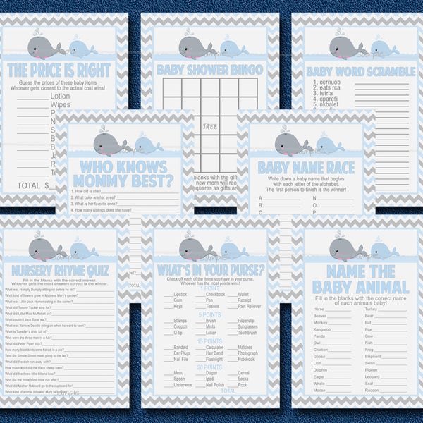 Whale Baby Shower - Etsy