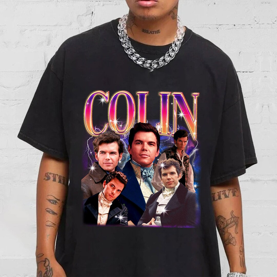 Colin Bridgerton 90s Vintage Shirt, Colin Bridgerton Graphic Tee, Colin ...