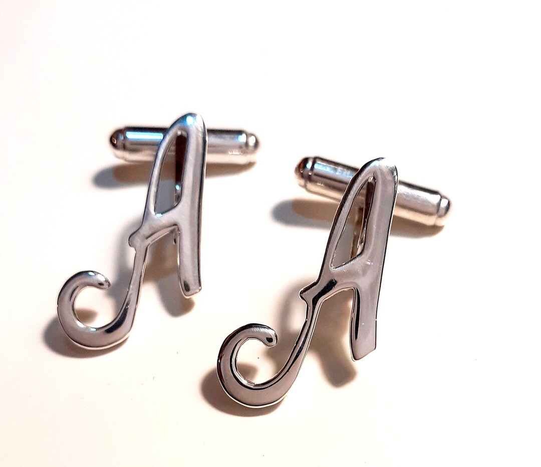 Silver Cufflinks - Etsy