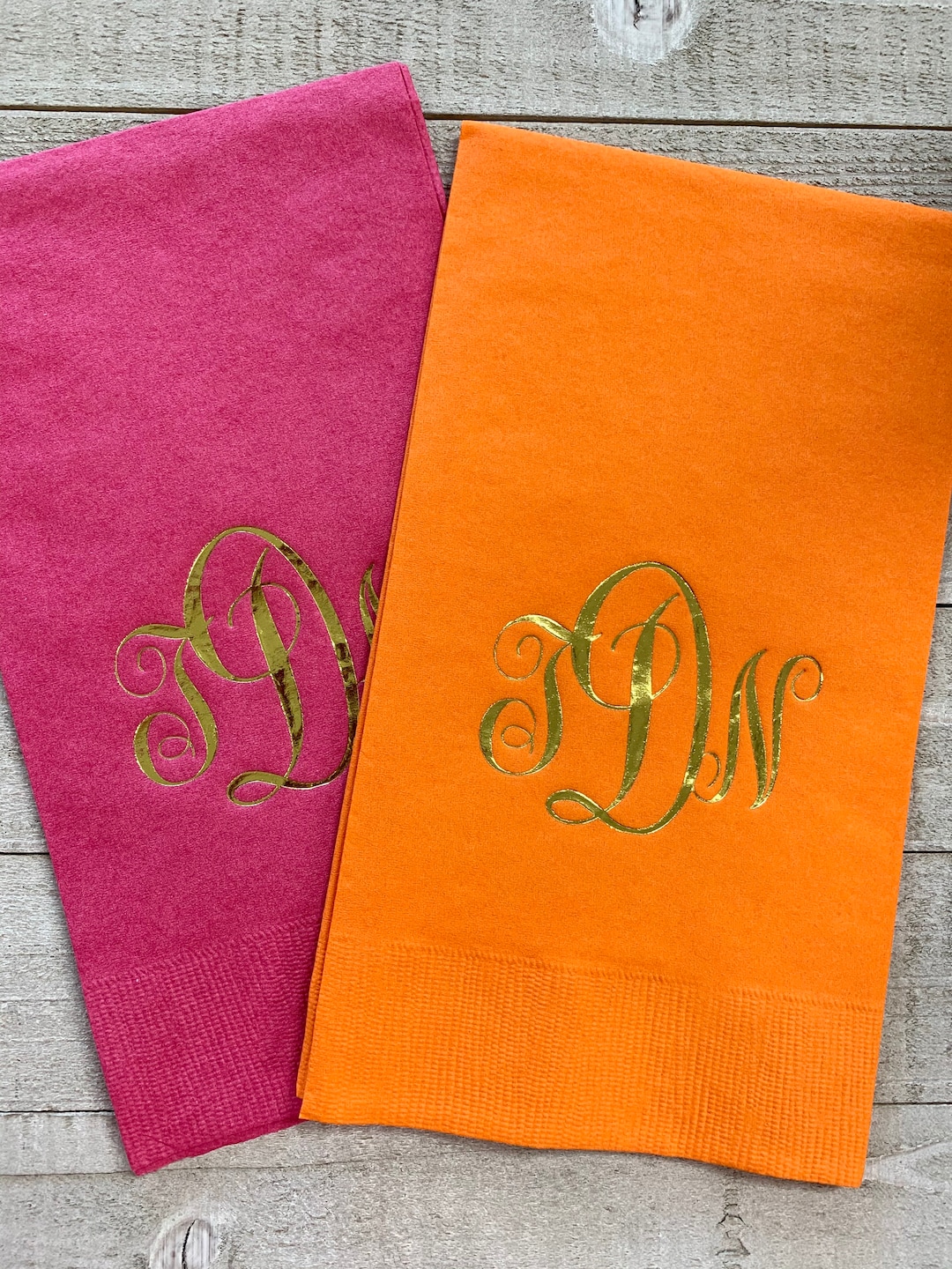 100 Personalized Guest Towels Dinner Napkins Wedding Paper Hostess Gift ...