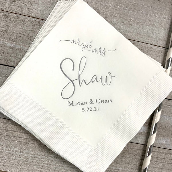 Mr and Mrs Napkins - Etsy