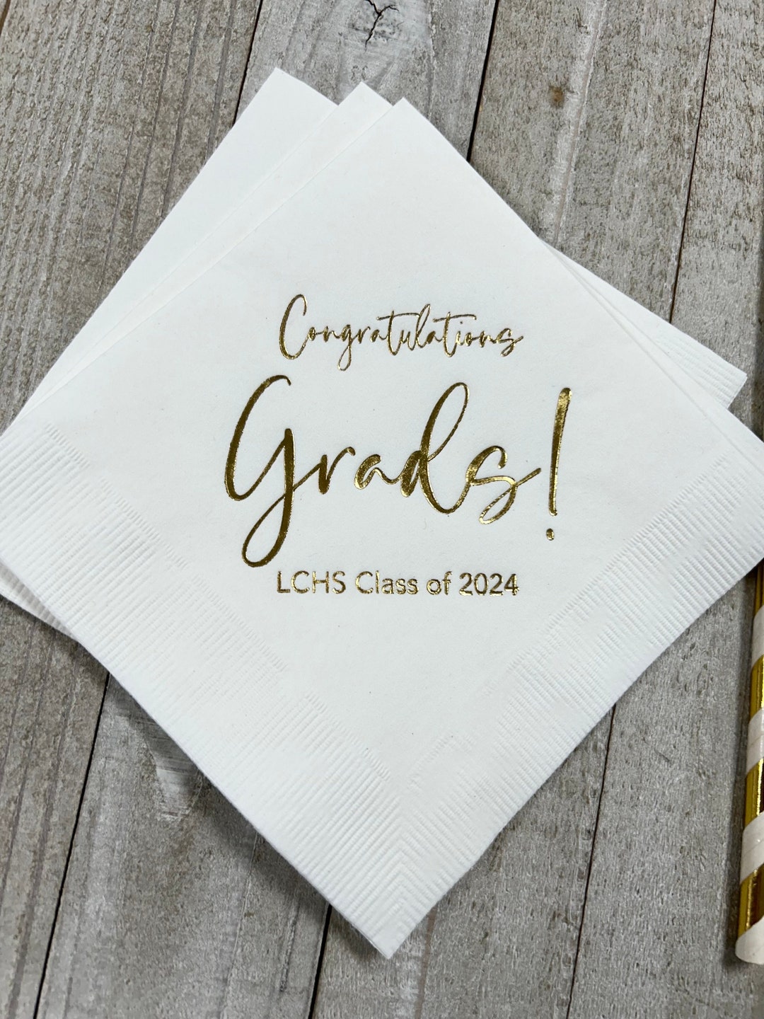 Personalized Napkins Graduation Ceremony Party Printed Custom Napkins ...
