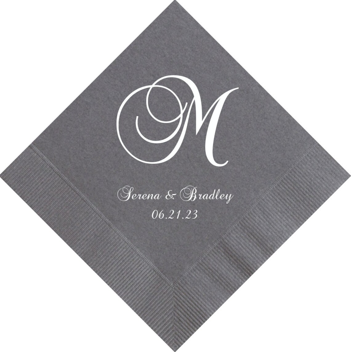 Personalized Wedding Napkins Cocktail Beverage Luncheon Dinner - Etsy