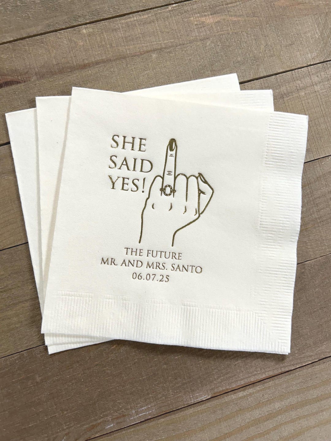Personalized Napkins Bridal Shower Custom Printed Monogram Napkins the ...