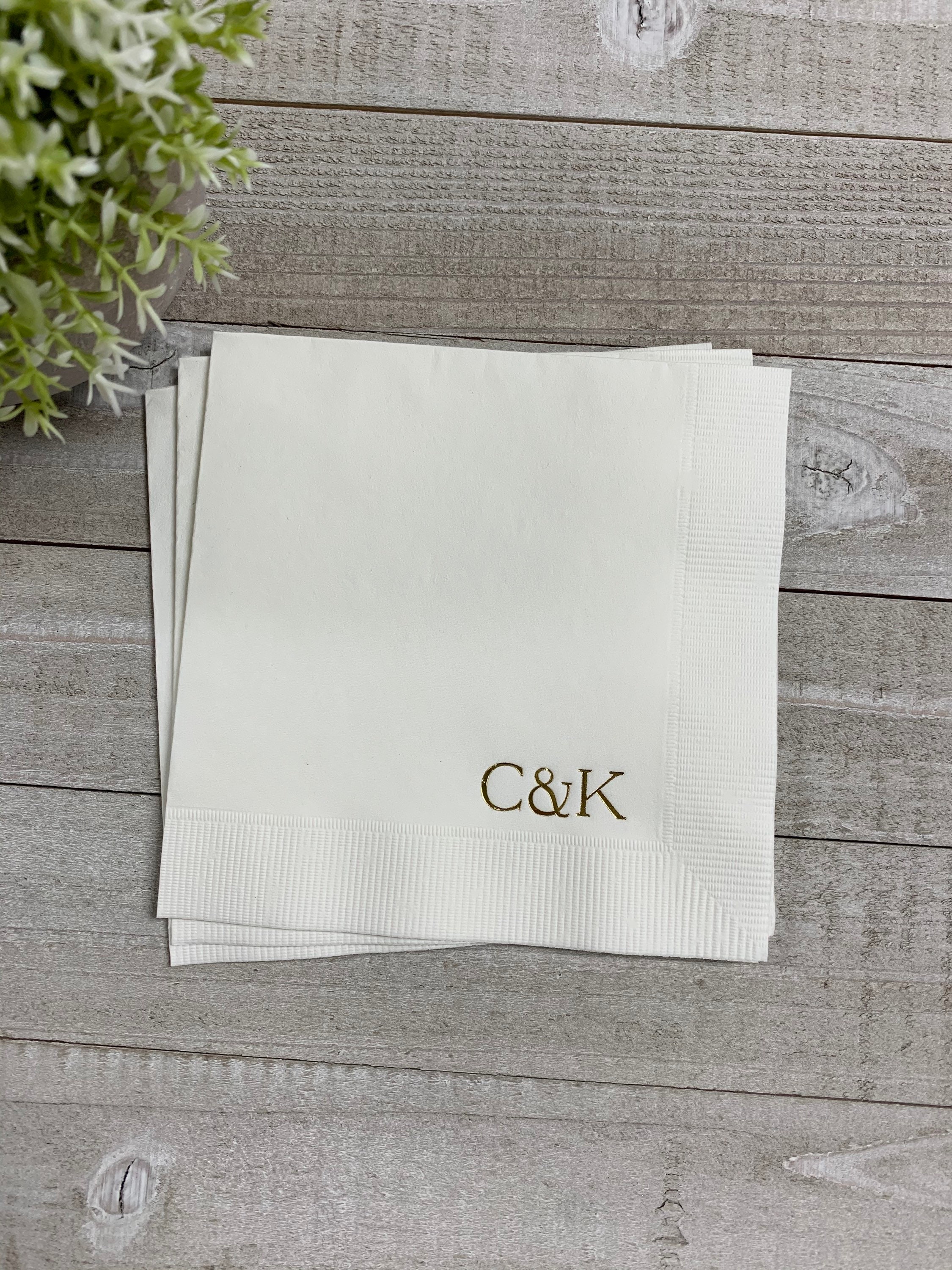 Personalized Napkins Personalized Napkins Wedding Personalized - Etsy
