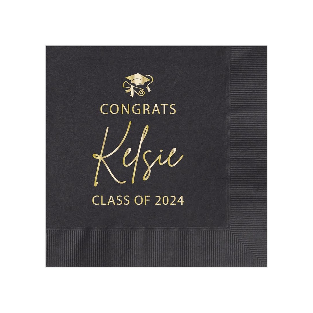 Personalized Napkins Graduation Ceremony Party Printed Custom Napkins ...