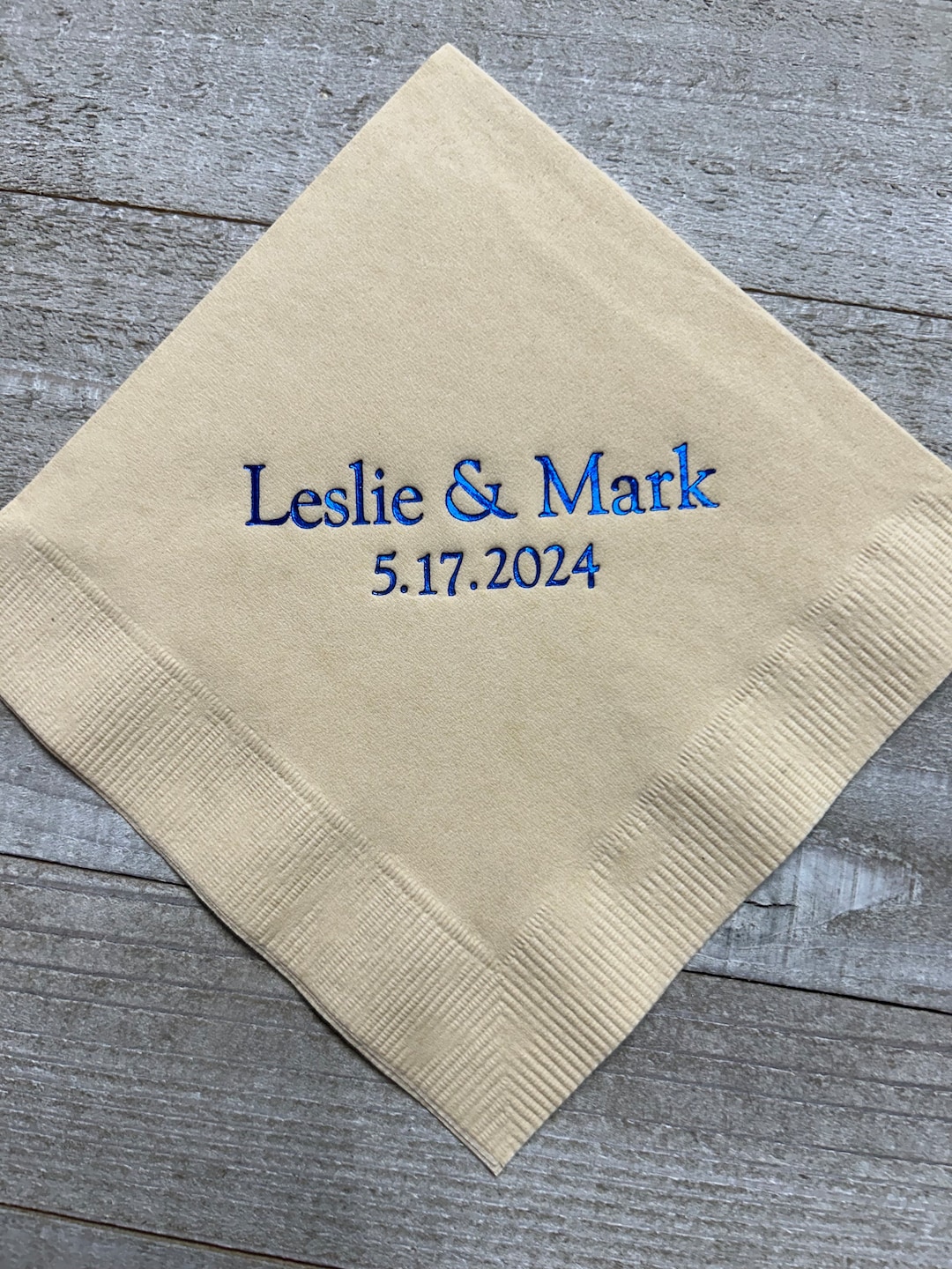 50 Personalized Napkins Personalized Napkins Wedding Personalized ...