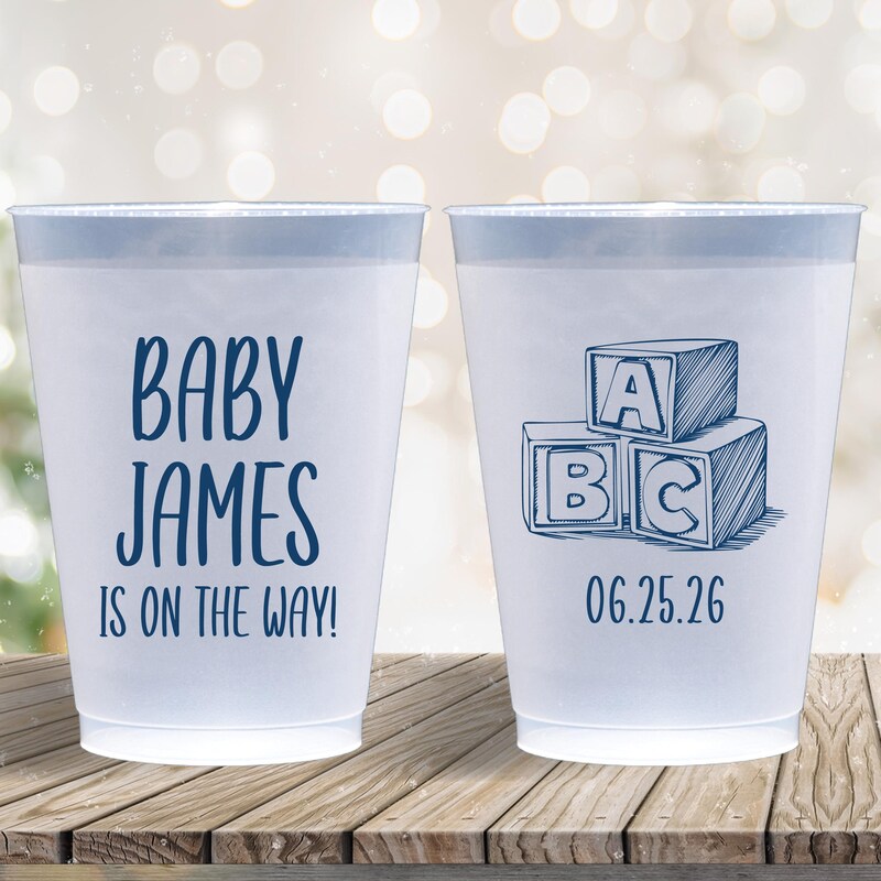 Baby Shower Cups - Etsy