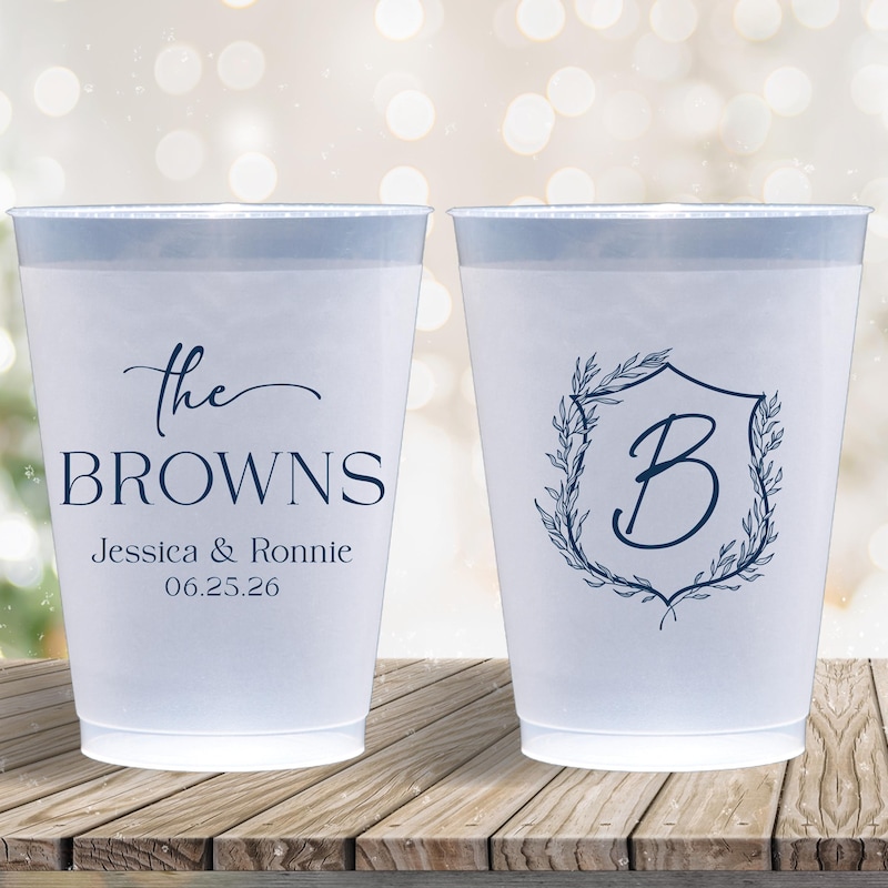 Monogrammed Cups - Etsy