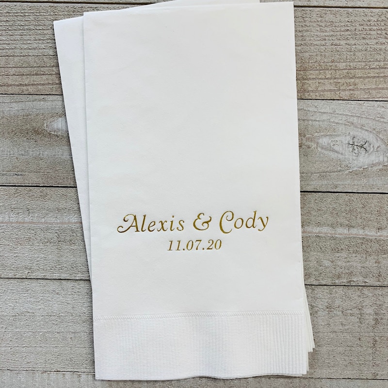 Custom Paper Napkins Long - Etsy