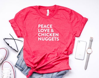 Chicken nugget shirt | Etsy