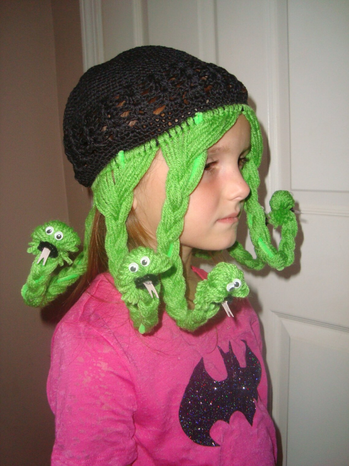 Medusa inspired snake braid wig hat great for Halloween and | Etsy