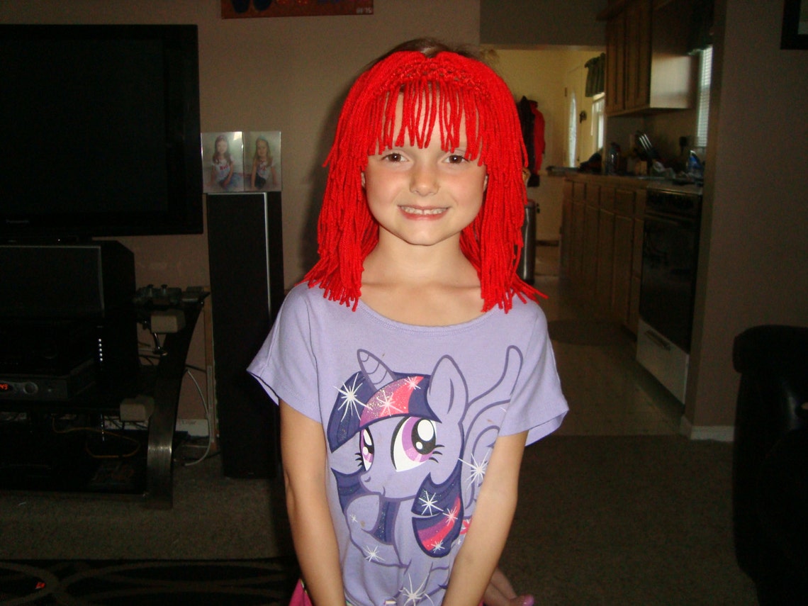 Strawberry Shortcake/raggedy Ann Inspired Wig Headband, Great for ...
