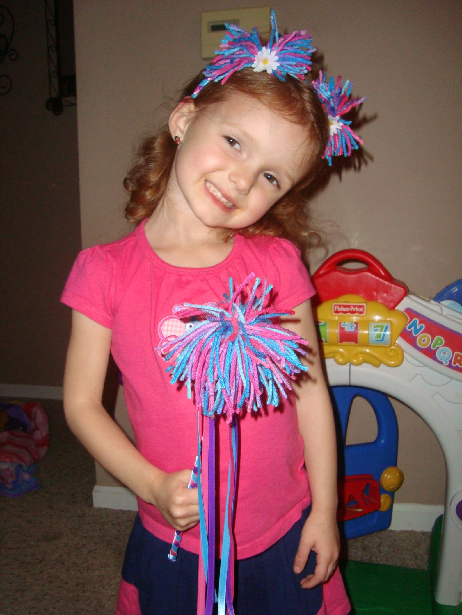 Abby Cadabby Inspired Yarn Wand, Halloween Costume, Birthday Favors ...