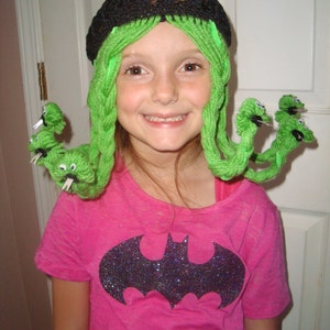Medusa Inspired Snake Braid Wig Hat, Great for Halloween and Dress Up ...