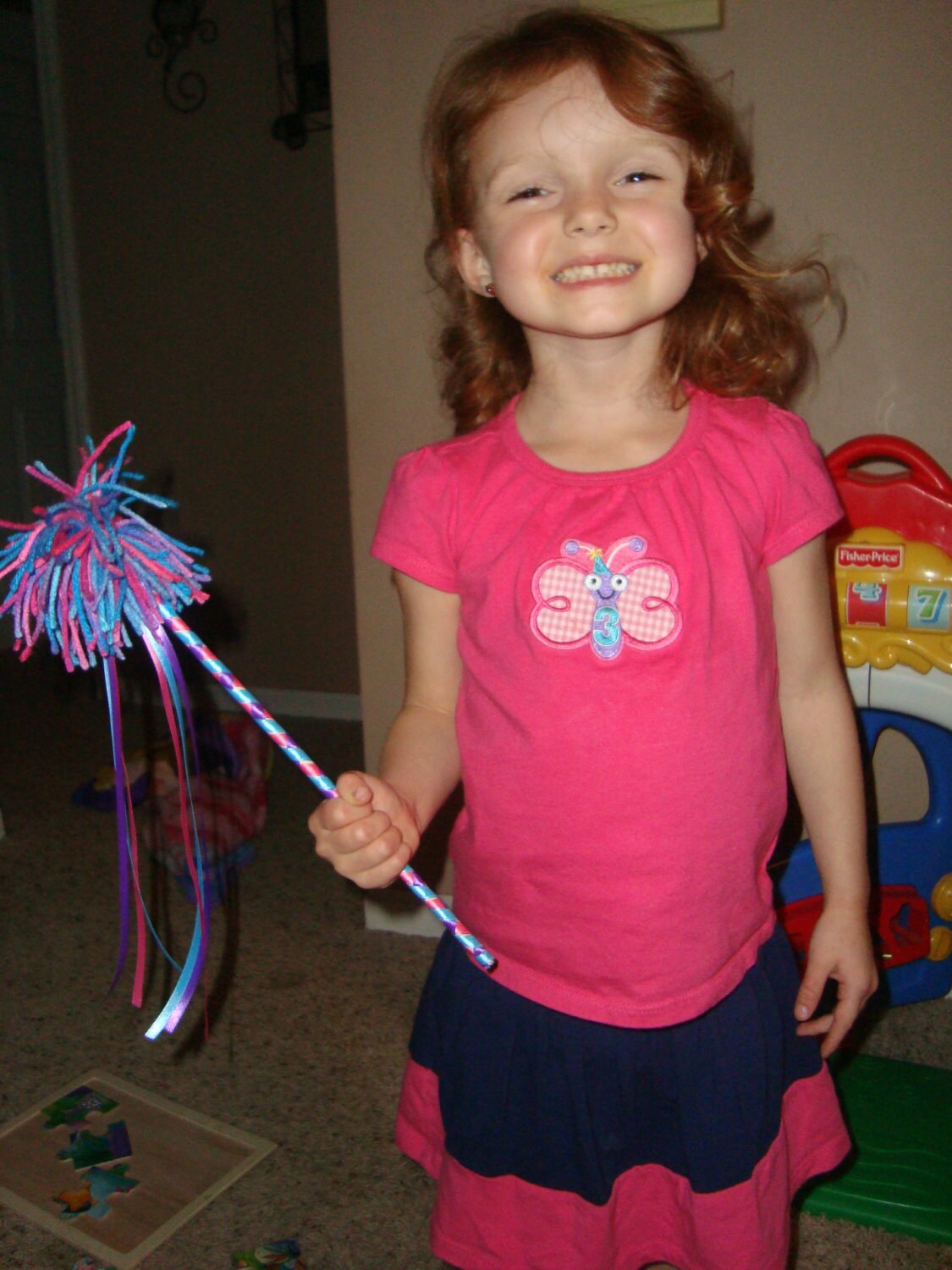 Abby Cadabby Inspired Yarn Wand, Halloween Costume, Birthday Favors ...