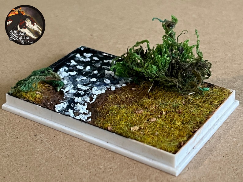 Micro Mini Model Horse Diorama Display Box Stream Scene - Etsy