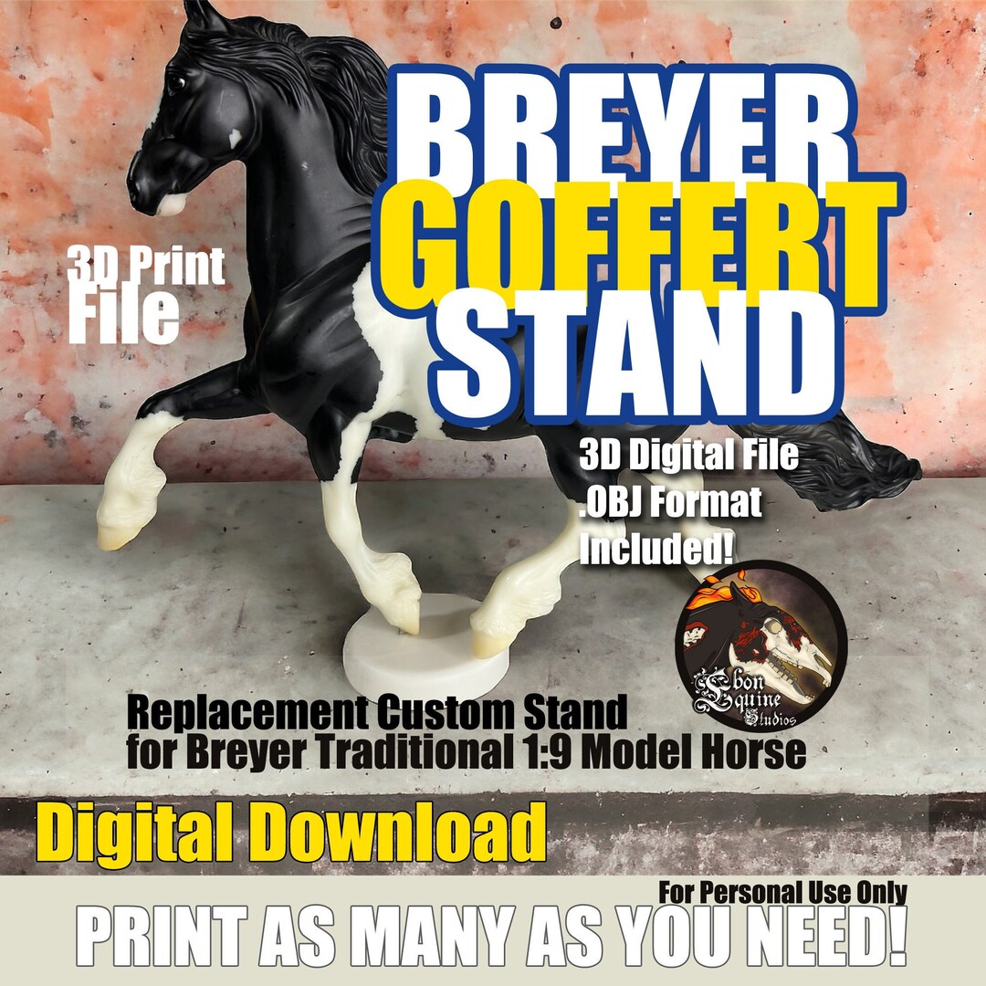 Breyer Goffert Model Horse Stand Replacement (digital Download) - Etsy