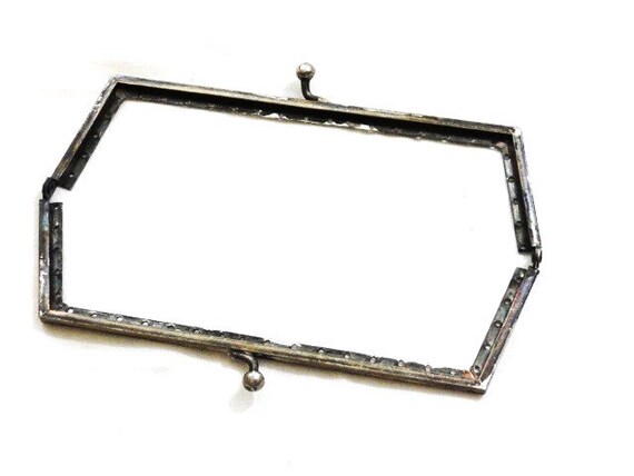 Reduced! 1920s metal purse hinges. Add your own fini… - Gem