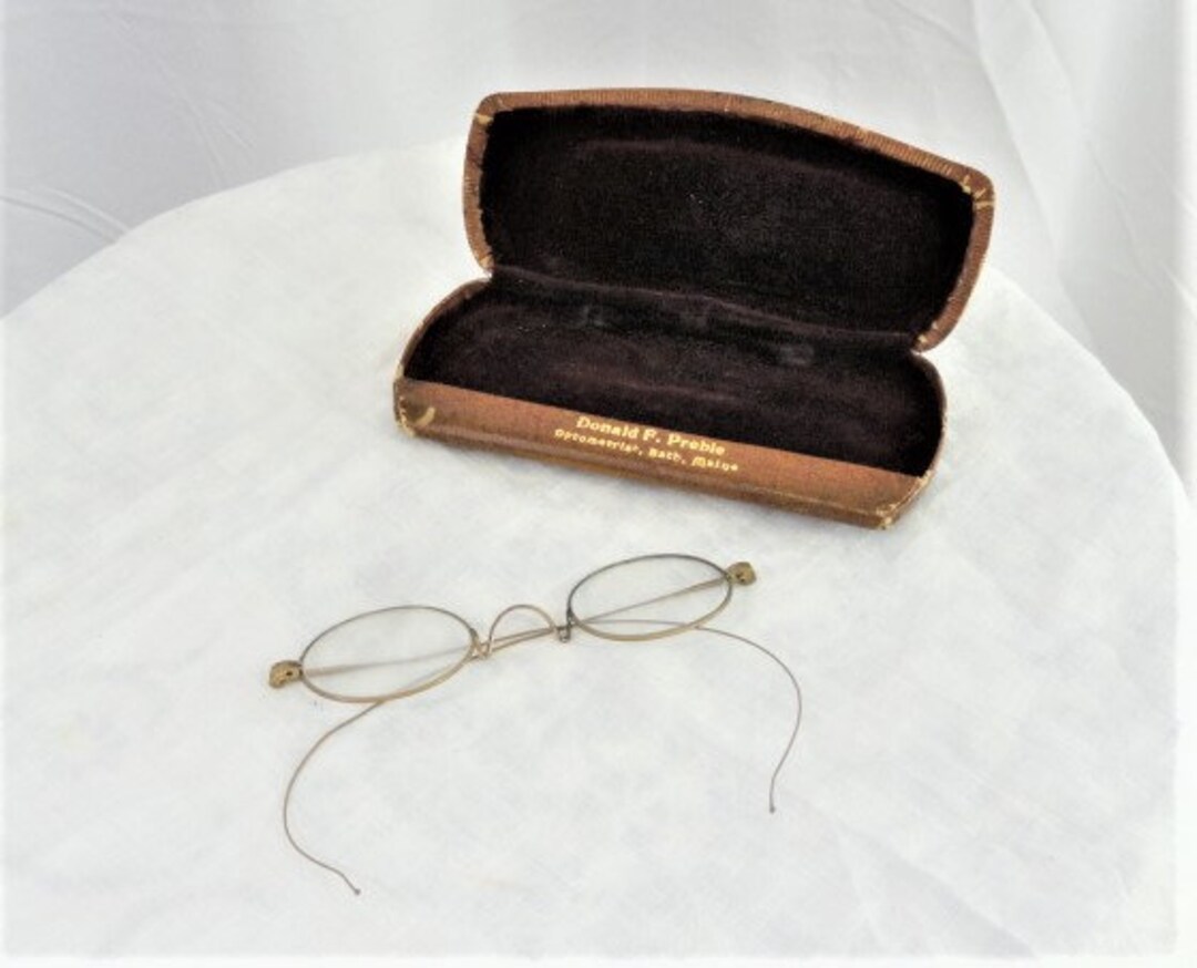 Final Price! Antique 1885 Spectacles With Case. Lenses Intact. Patent ...