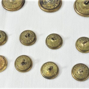 REDUCED 19 RARE Antique Railroad Uniform Buttons Bay State Railway ...