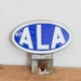 ALA Radiator Badge Vintage Porcelain Enamel Automotive Legal ...