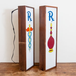 Retro Pharmacy RX Lights Vintage Wall Decor - Etsy