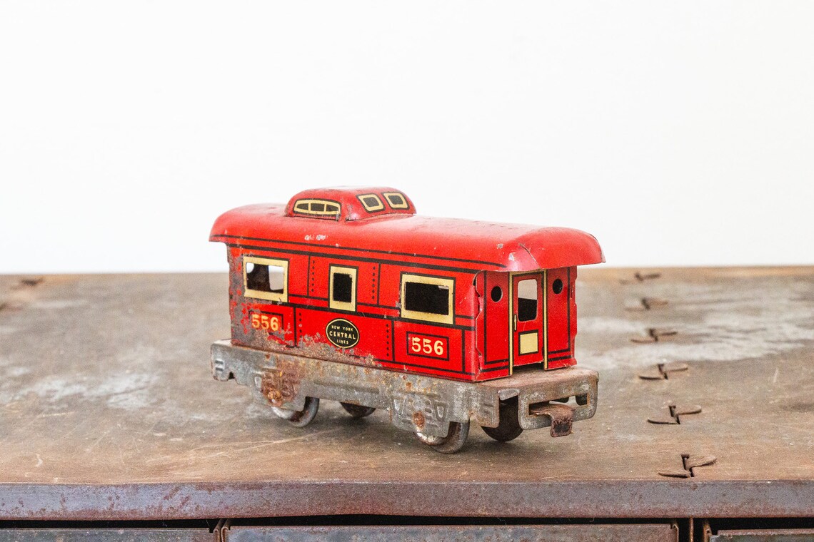 Marx No. 3987 Marlines Vintage Tin Mechanical Toy Train Set - Etsy