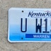 2005 Kentucky Vanity License Plate KY U W1SH You Wish Joke Fun Gag Gift ...