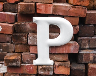 Metal Letter P - Etsy