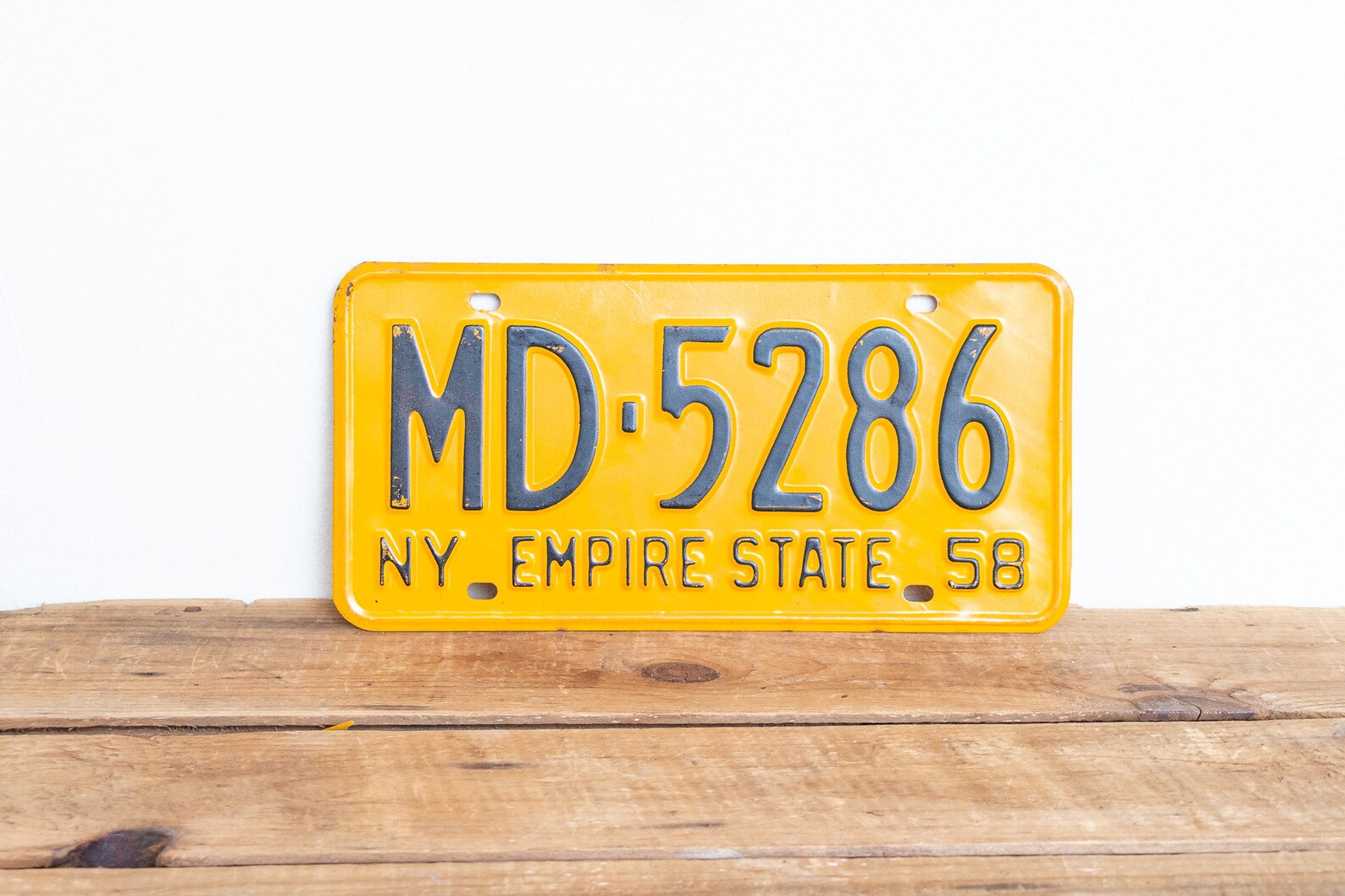 New York 1958 Doctor License Plate Vintage MD Medical Wall - Etsy