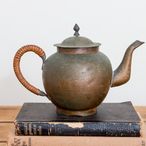 Mini Copper Teapot Vintage Primitive Home Decor - Etsy