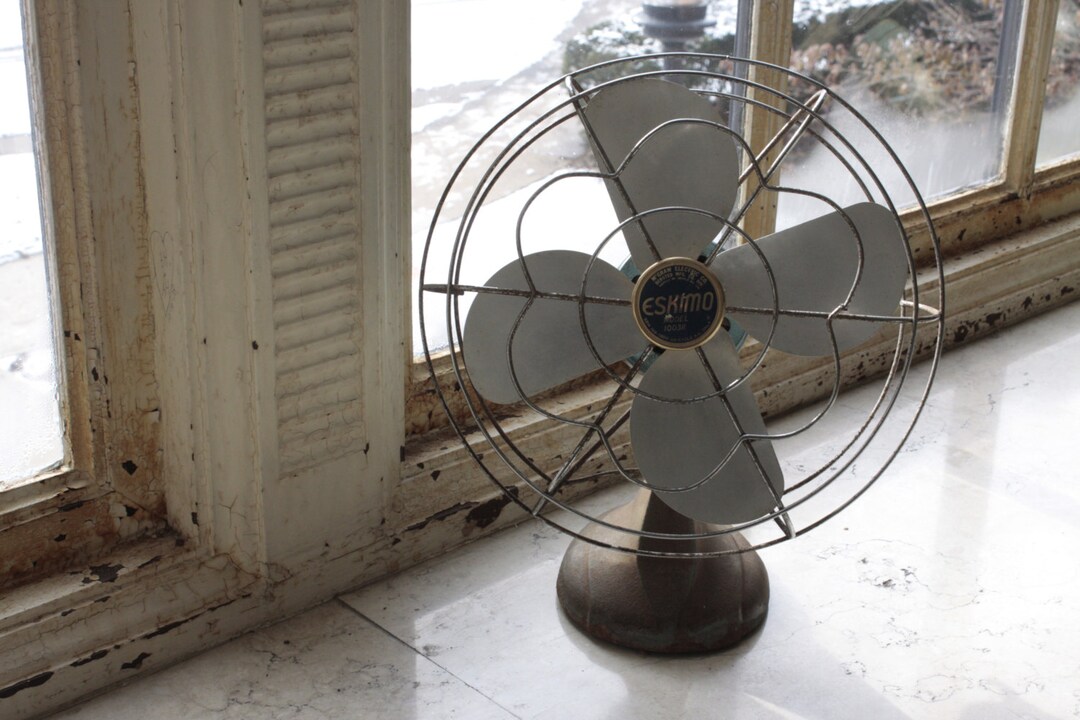 Eskimo Vintage Desktop Fan Model 1003R - Etsy