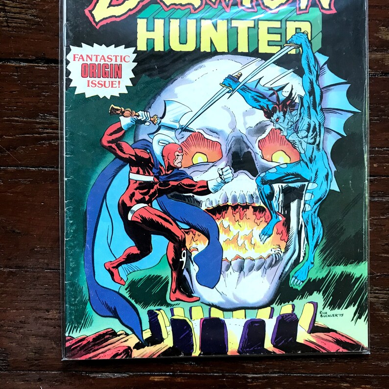 Demon Hunter Atlas Comics Vintage Comic Book - Etsy