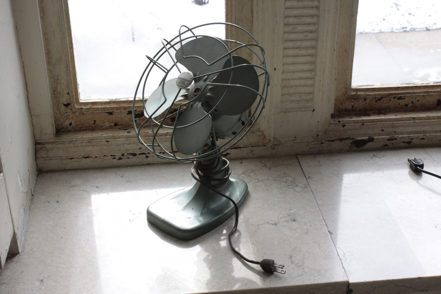 Kenmore Green Mid-century Desk Fan Vintage Decor | Etsy