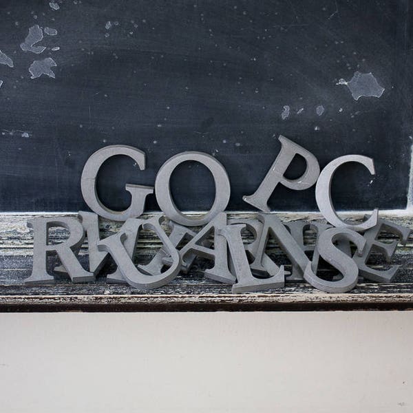 Metal Letters for Wall - Etsy