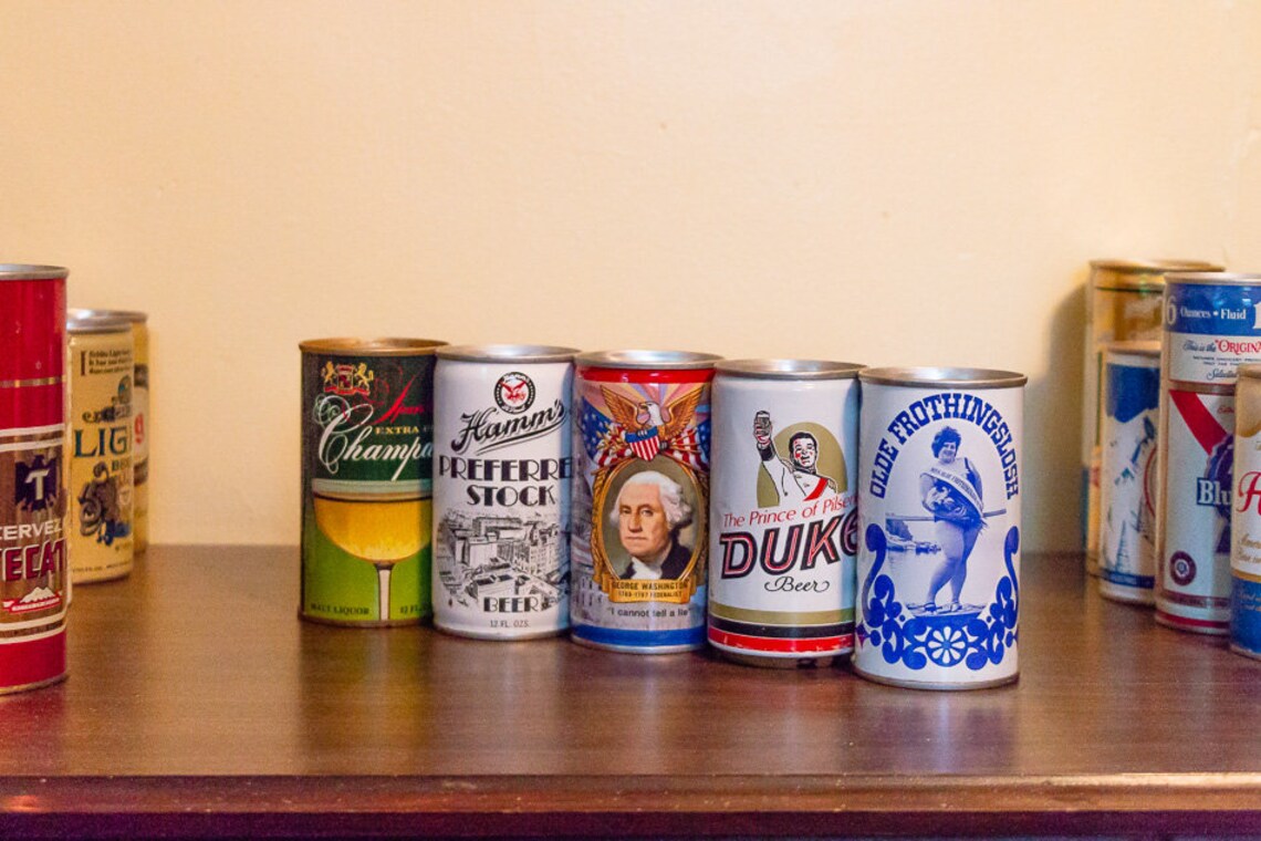 Mystery Vintage Beer Can Lot Instant Collection of Empty - Etsy
