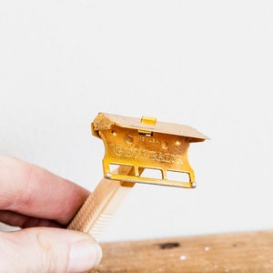 Gem Featherweight Brass Safety Razor - Etsy