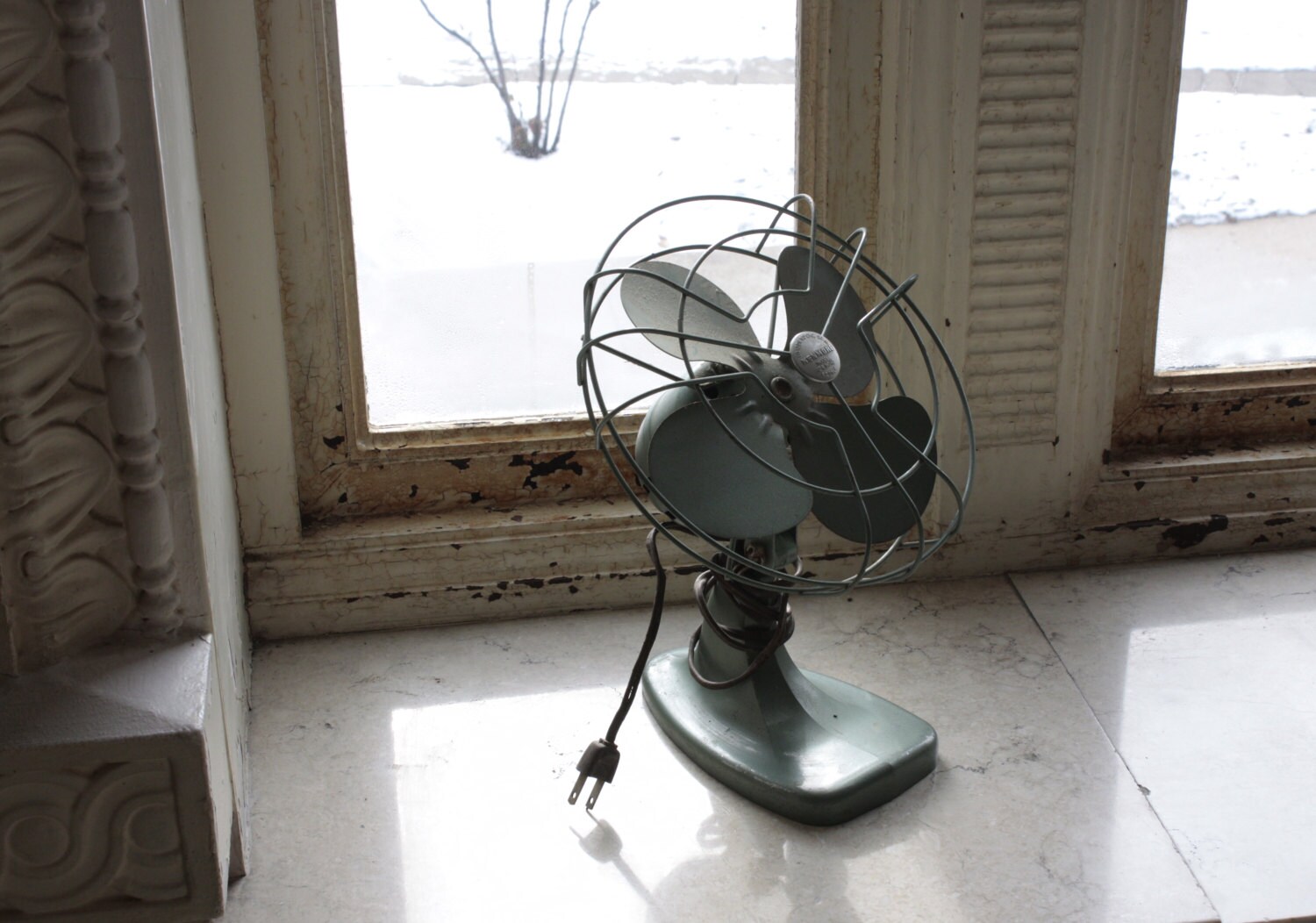 Kenmore Green Mid-century Desk Fan Vintage Decor | Etsy