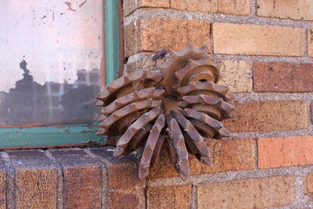 Rusty Gears or Cogs Vintage Industrial Wall Art - Etsy
