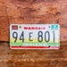 Indiana 1980s Wander License Plate Vintage Wall Hanging Decor - Etsy